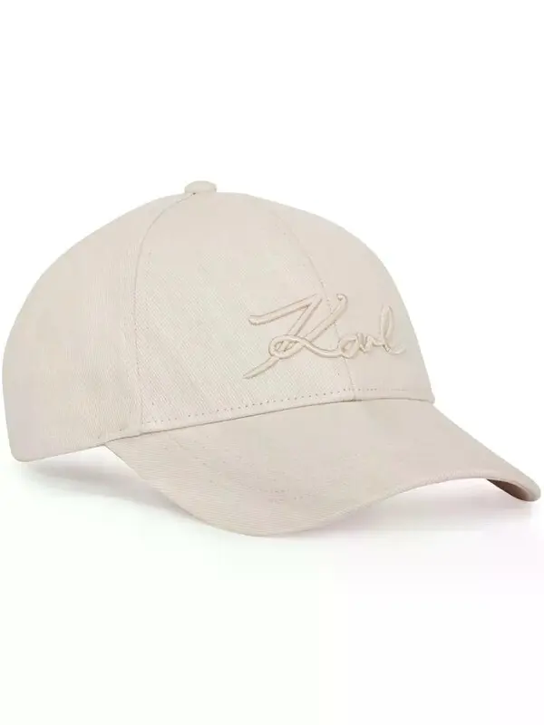Karl Lagerfeld K/signature Baseball Cap - Neutrals
