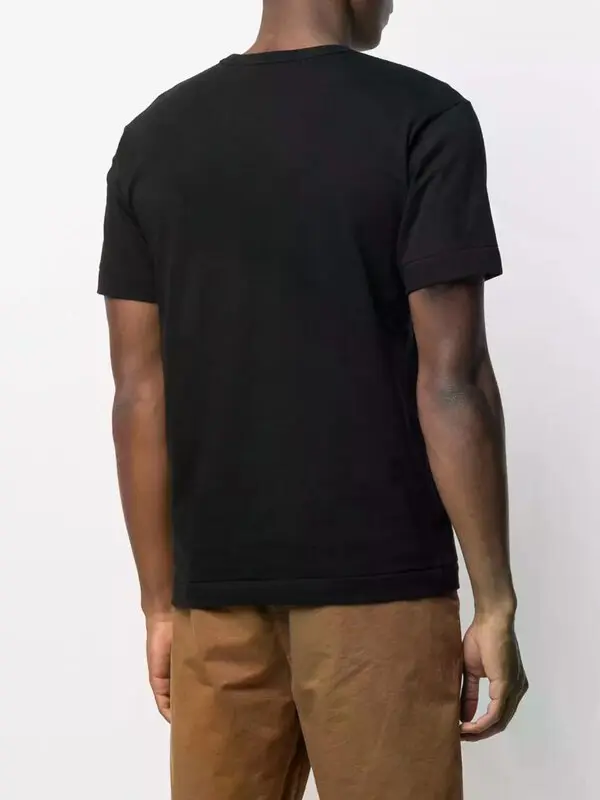 Play Comme Des Garcon Heart-embroidered Crew-neck T-shirt