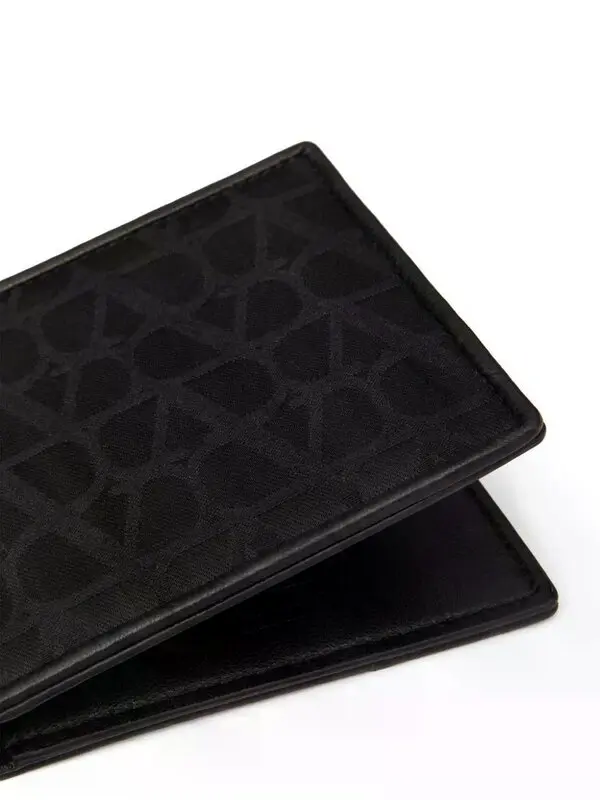 Valentino Garavani Toile Iconographe Bi-fold Wallet