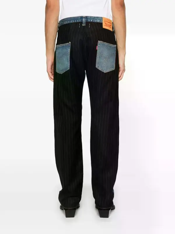 Junya Watanabe Patchwork Denim Jeans - Blue