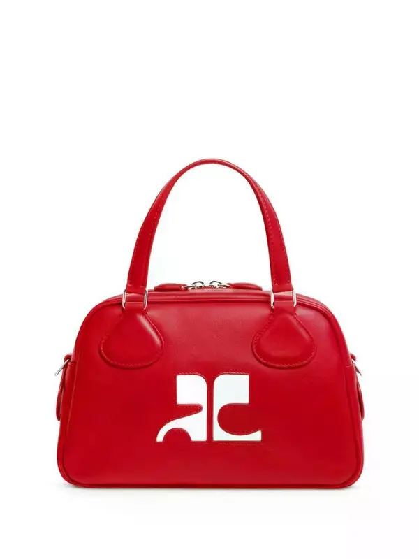 COURREGES Reedition Leather Bowling Bag