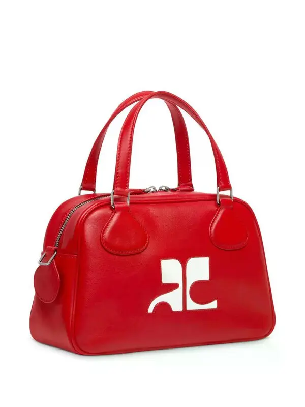 COURREGES Reedition Leather Bowling Bag