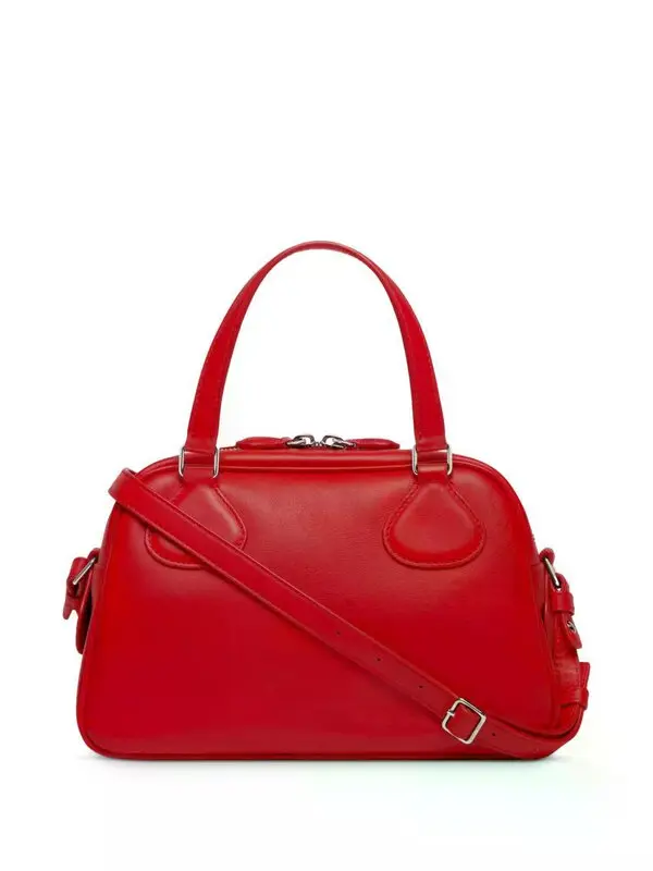 COURREGES Reedition Leather Bowling Bag
