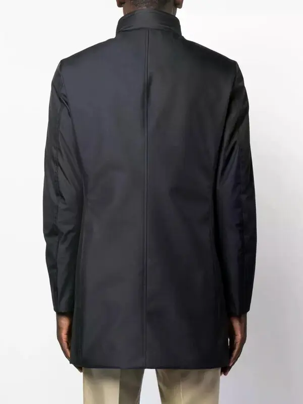 MOORER Long-sleeve Feather-down Coat - Blue
