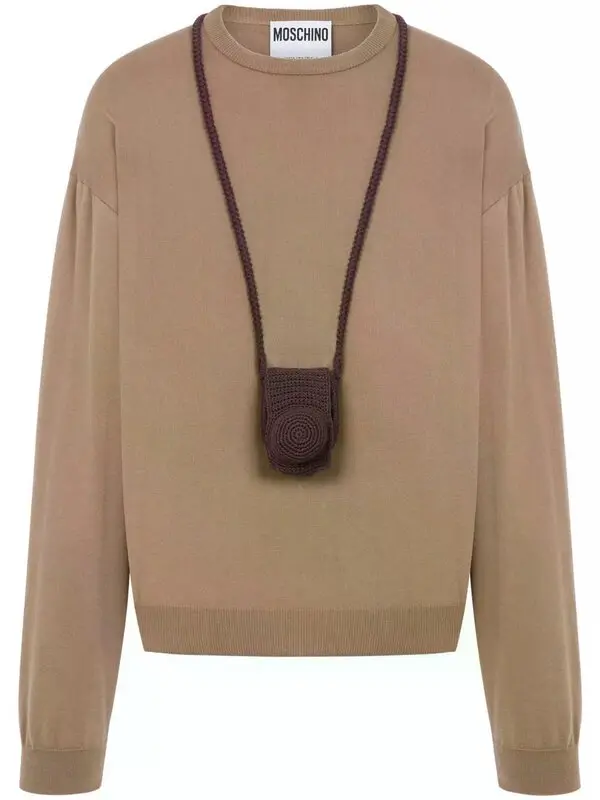 Moschino Cotton Sweater - Brown
