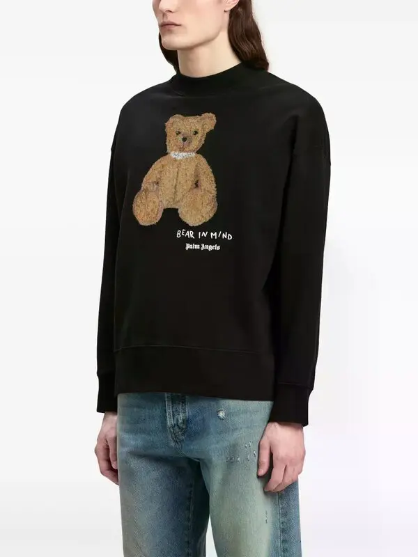 Palm Angels Bear Motif Sweatshirt