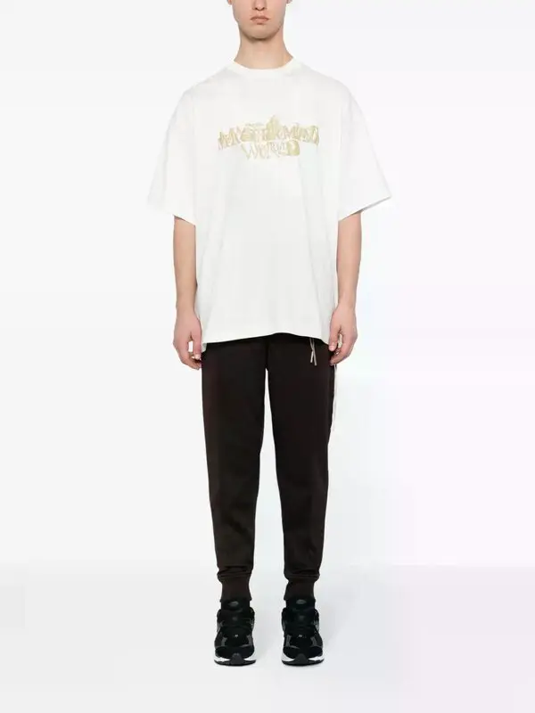 MASTERMIND WORLD Logo-print Cotton T-shirt - White