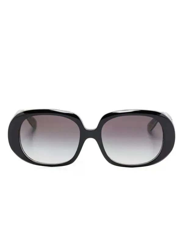 Dolce & Gabbana Oversized Sunglasses - Black