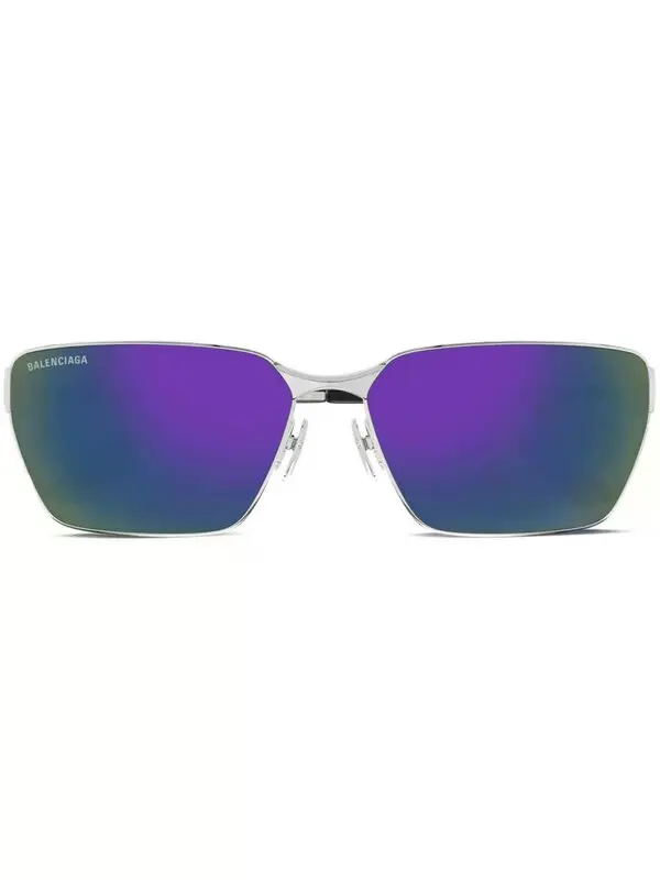 Balenciaga Square-frame Sunglasses - Silver