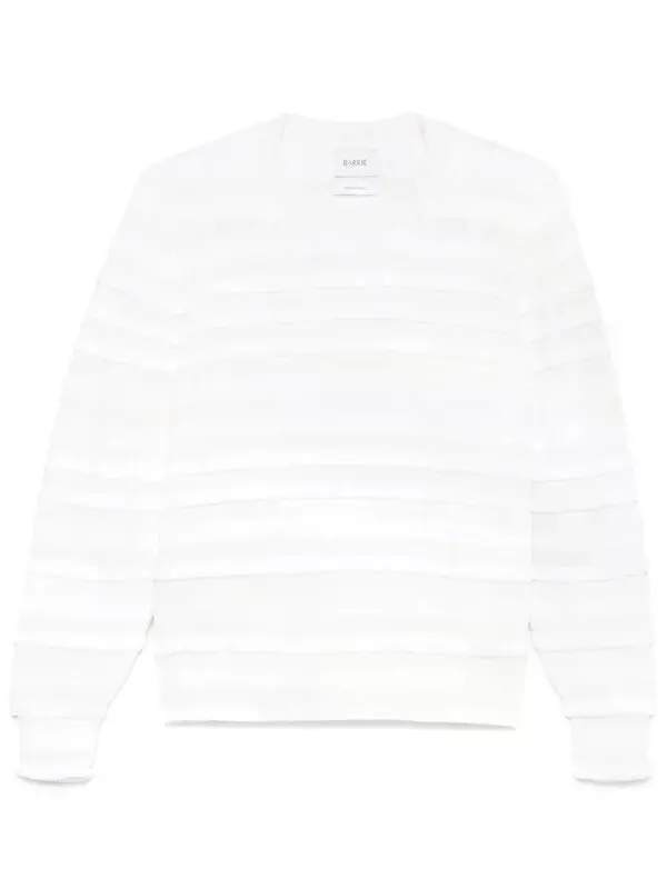 BARRIE Striped Sweater - Neutrals