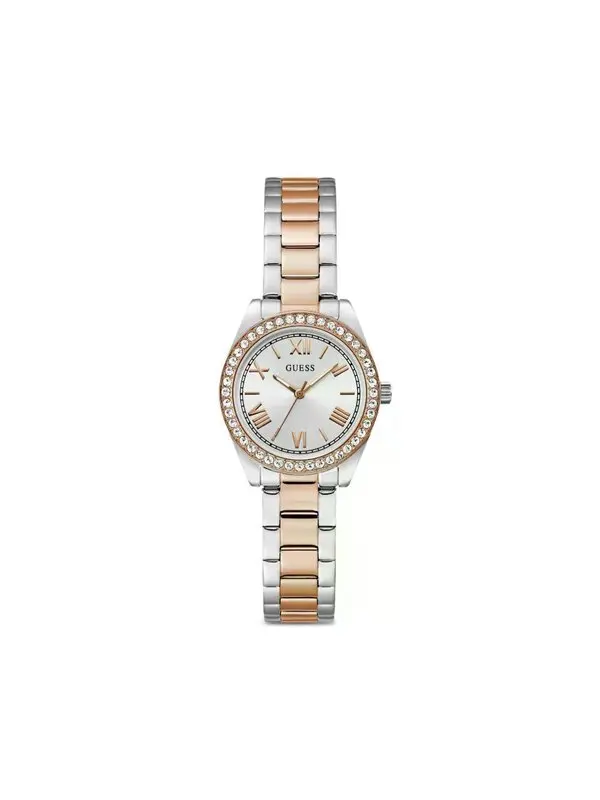 Guess 30mm Stainless Steel Watch - Silver