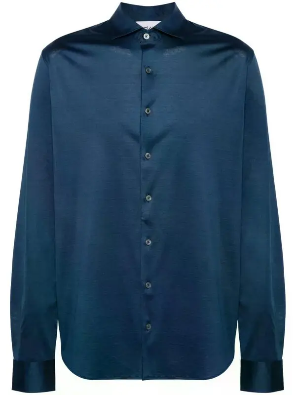 D4.0 Classic-collar Cotton Shirt