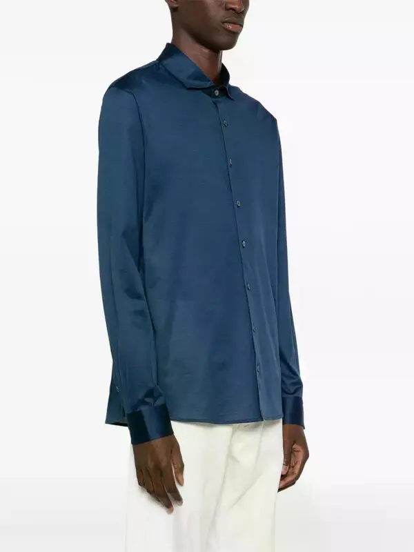 D4.0 Classic-collar Cotton Shirt