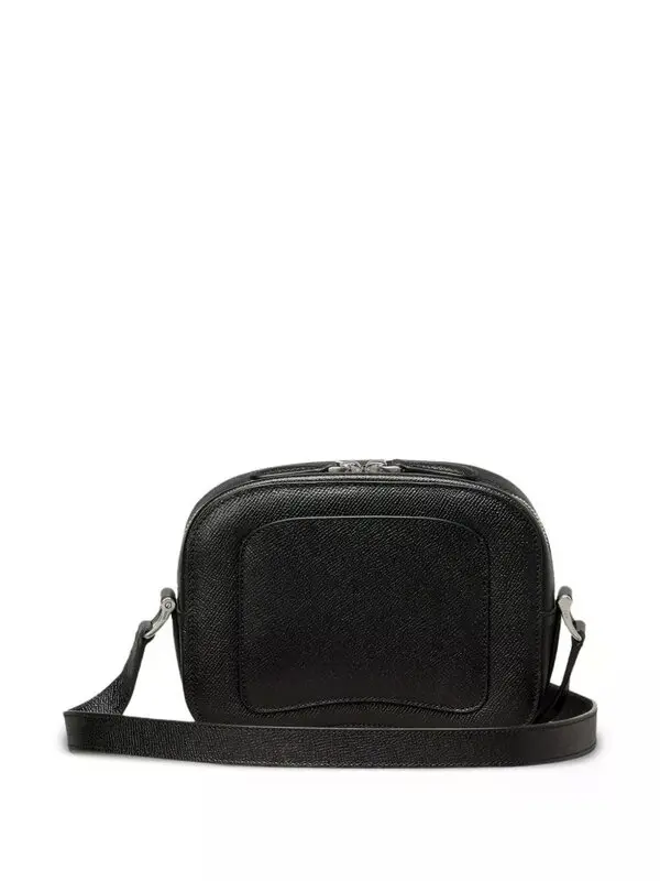 AMI Paris De Coeur-plaque Leather Messenger Bag