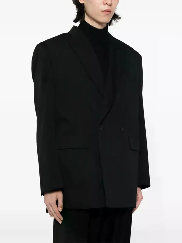 SONGZIO Layered Double-breasted Blazer