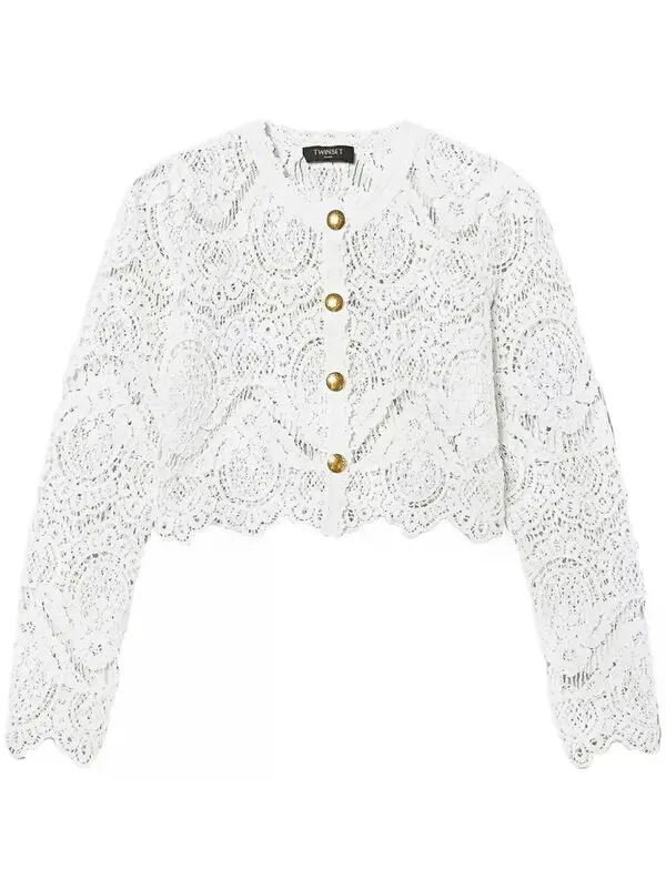 TWINSET Knitted Cropped Jacket