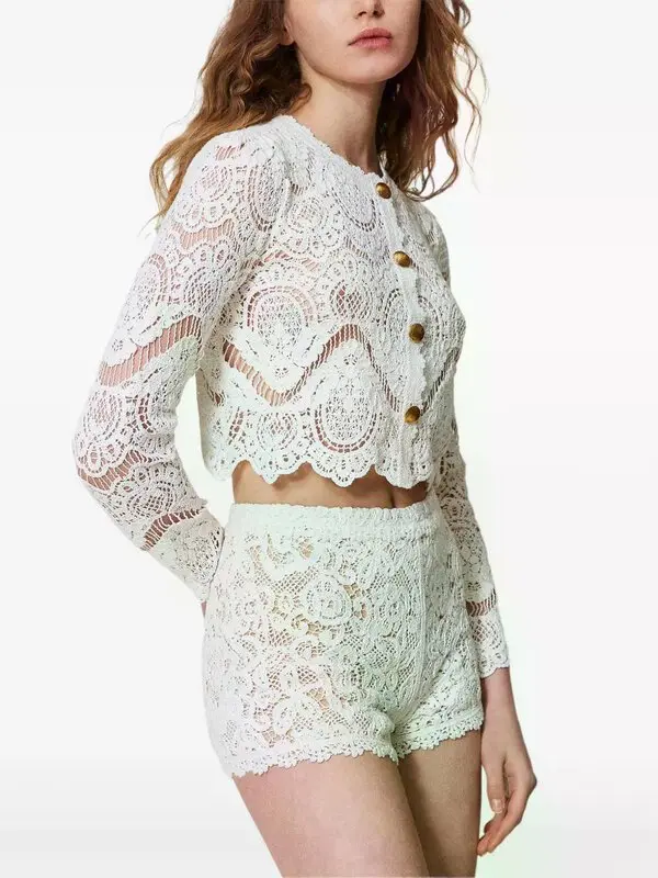 TWINSET Knitted Cropped Jacket