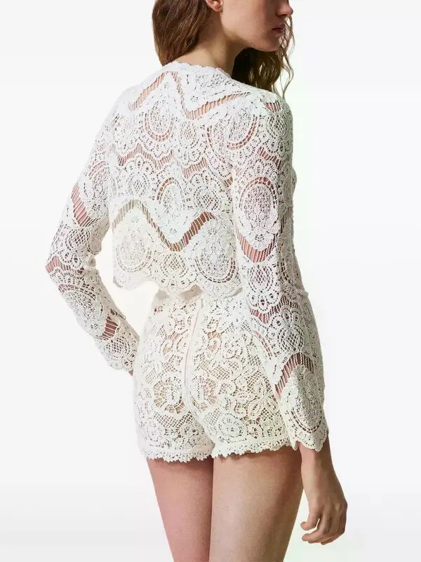TWINSET Knitted Cropped Jacket