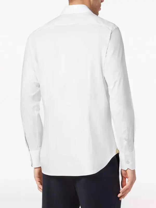 BILLIONAIRE Logo-embroidered Button-up Shirt