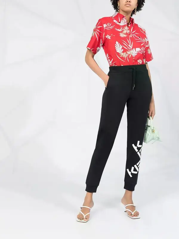 Kenzo Logo Printed Joggers