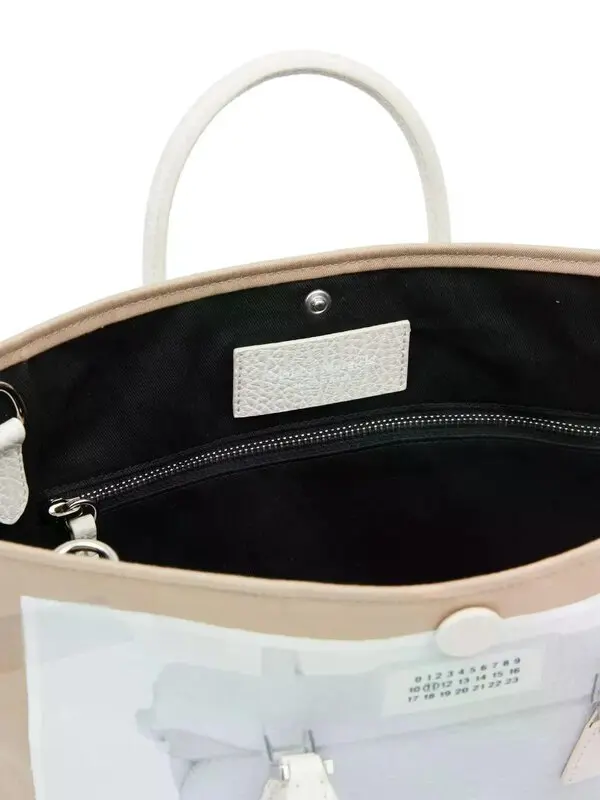 MAISON MARGIELA Micro 5ac Trompe-l'oeil Top-handle Bag - Neutrals