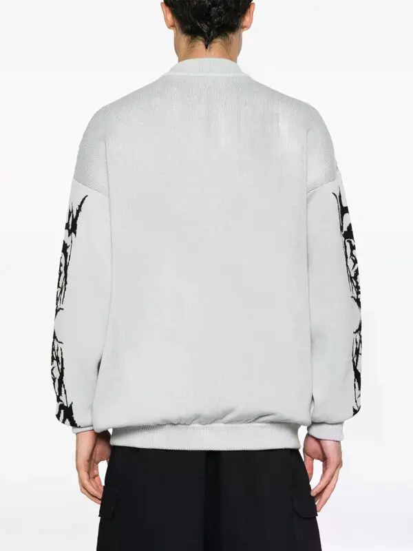 Vetements Logo Print Merino Wool Jumper