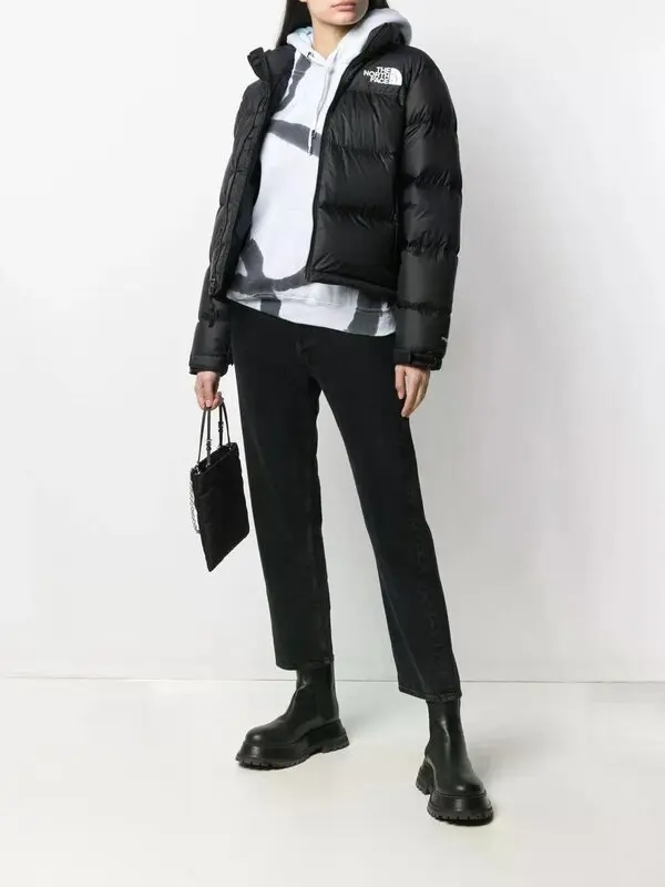 The North Face Embroidered-logo Puffer Jacket