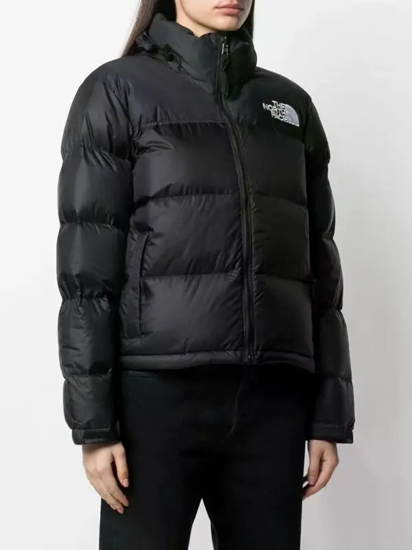 The North Face Embroidered-logo Puffer Jacket
