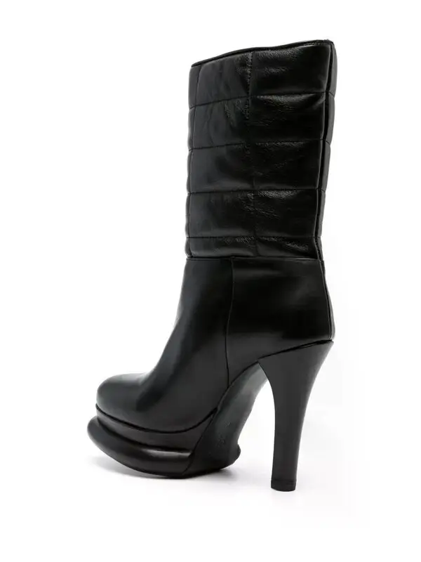 PALOMA BARCELO 120mm Quilted-panel Platform Boots