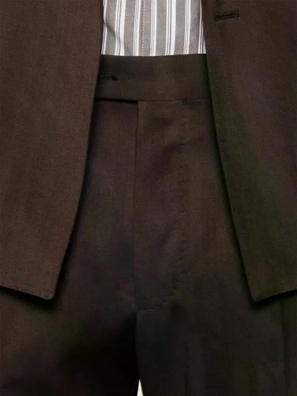 Tagliatore Virgin-wool Suit - Brown