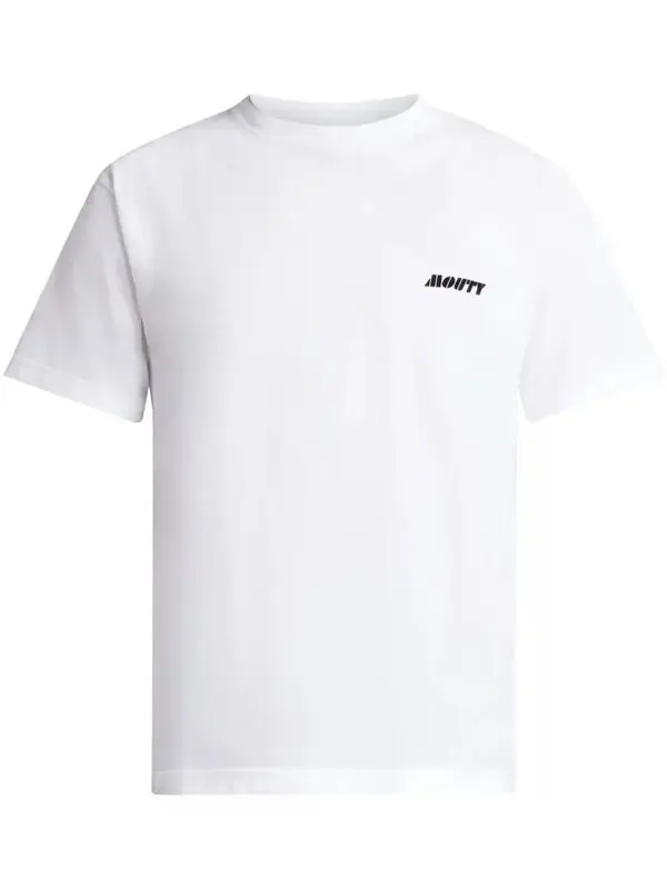 MOUTY Logo-print Cotton T-shirt - White