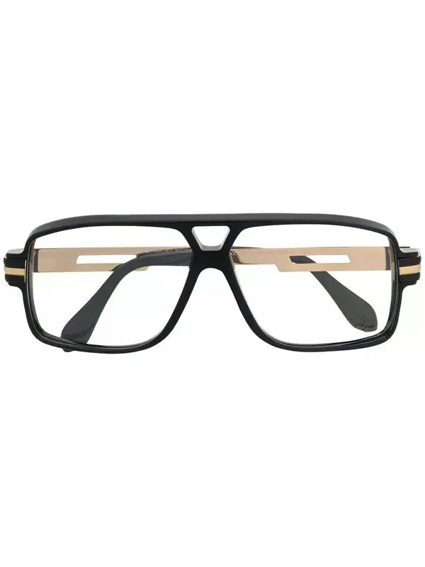 Cazal Pilot Frame Glasses - Black
