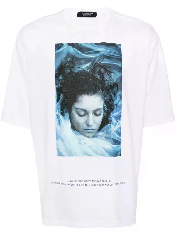 Undercover Graphic-print Cotton T-shirt - White