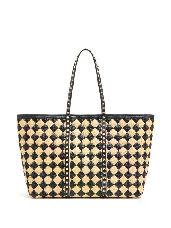 Valentino Garavani Rockstud Embroidered Tote