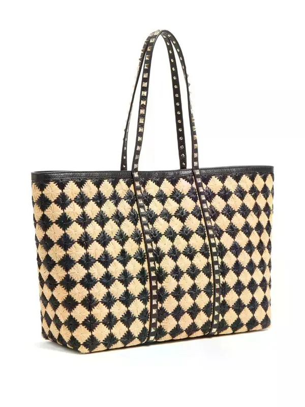 Valentino Garavani Rockstud Embroidered Tote
