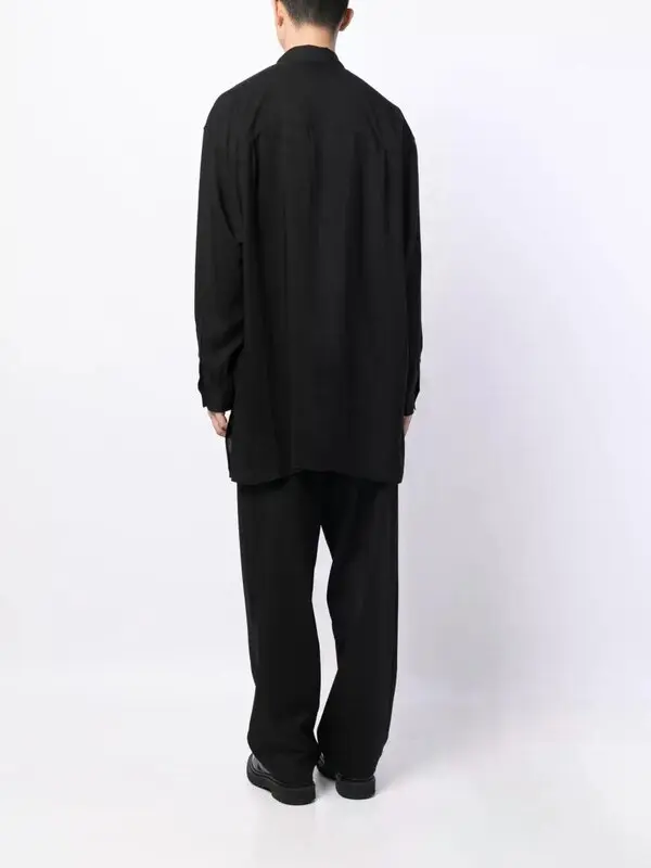 Yohji Yamamoto Notched-collar Button-up Shirt