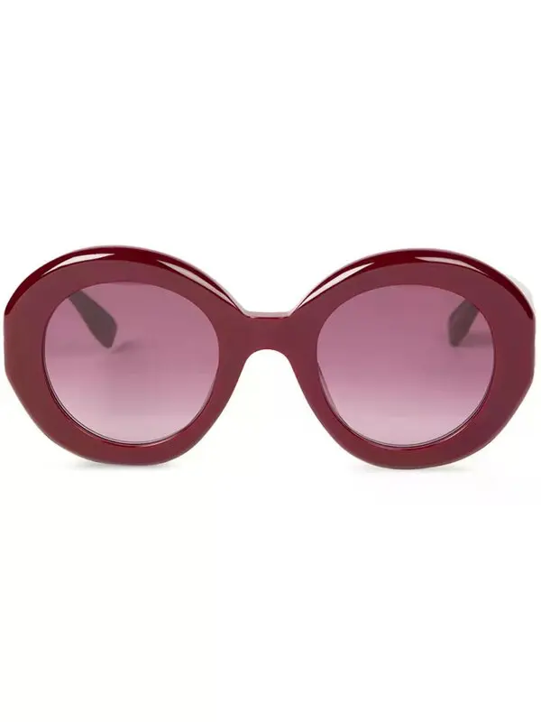 Viktor & Rolf Round-frame Sunglasses - Red