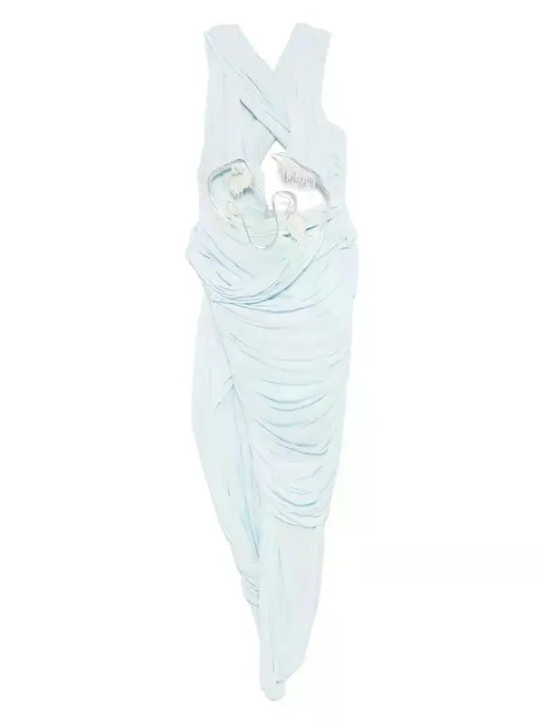 Christopher Esber Sculptured Draped Asymmetric Dress