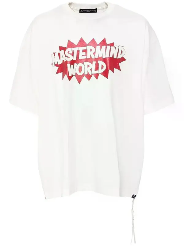 MASTERMIND WORLD Glitter T-shirt - White