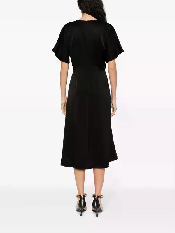 Michael Kors Flared Satin Midi Dress