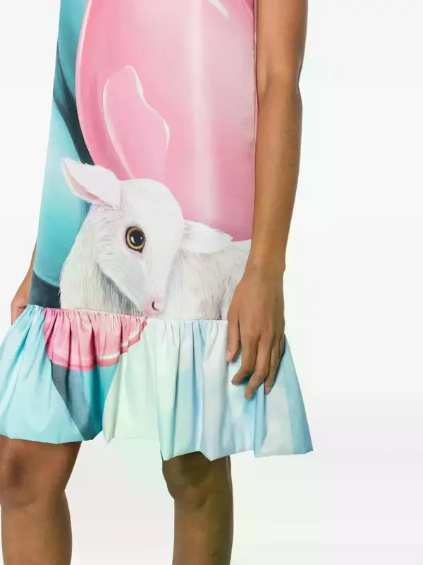 Nina Ricci Graphic-print Flared Minidress