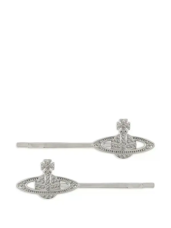 VIVIENNE WESTWOOD Bobby Hair Pins - Silver