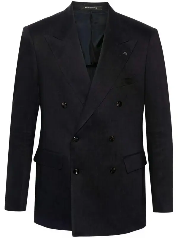Tagliatore Double-breasted Blazer - Blue