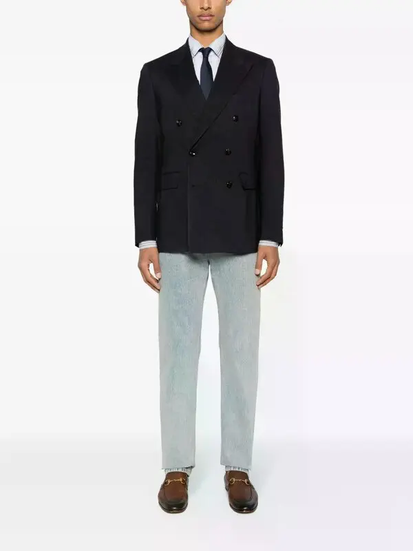 Tagliatore Double-breasted Blazer - Blue