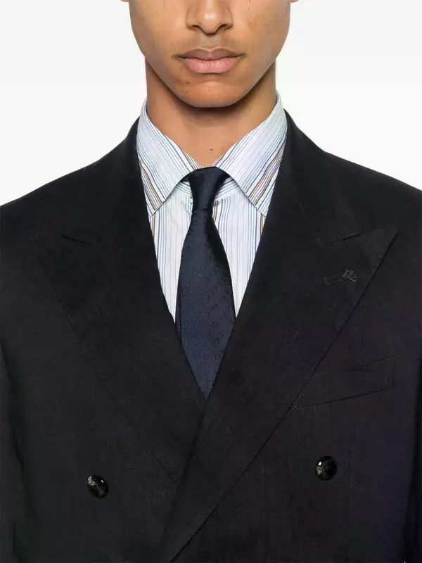 Tagliatore Double-breasted Blazer - Blue