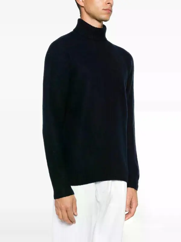 DRUMOHR Lambswool Roll Neck Sweater
