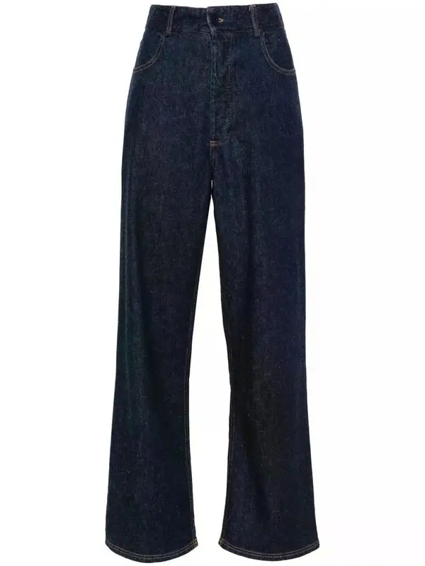BASERANGE High-waisted Straight-leg Jeans