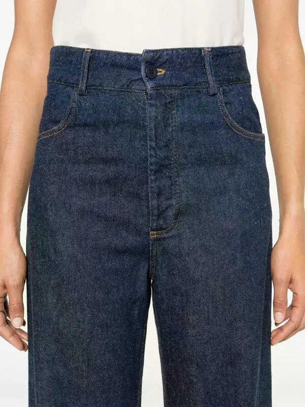 BASERANGE High-waisted Straight-leg Jeans
