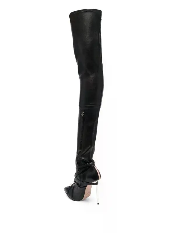 HARDOT Thigh High Pointed Toe Stiletto Boots