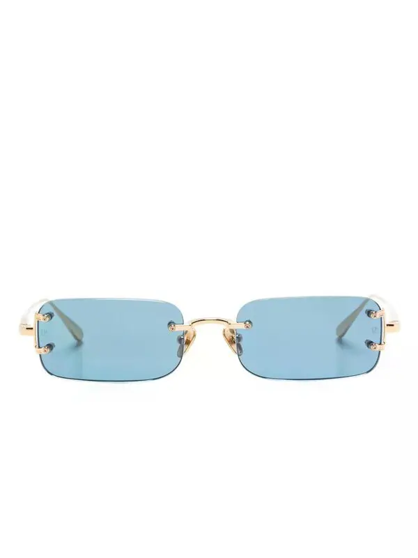 Linda Farrow Taylor Sunglasses - Gold